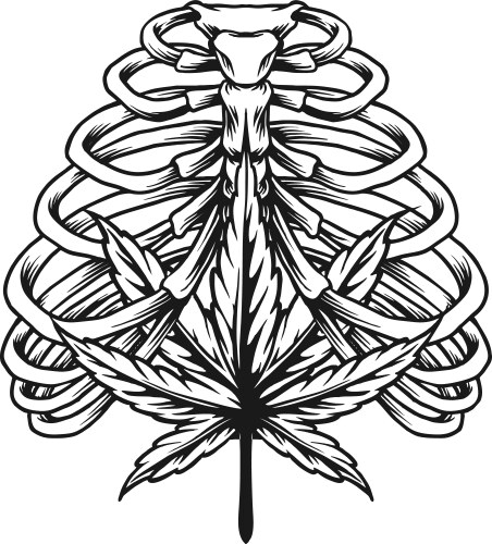 Skull Weed Vector Images (over 600)