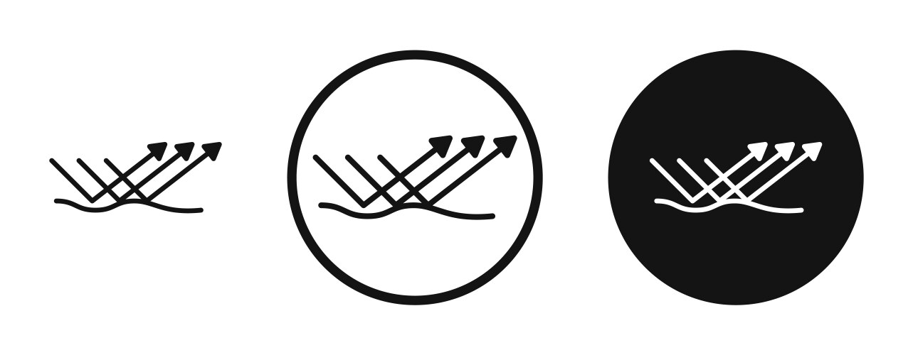 Stroopwafel icon set in black and white outlines Vector Image