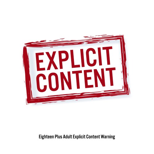 Parental advisory explicit content vintage rusty Vector Image