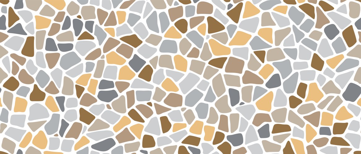Gravel pebble stone pattern for floor tile paving Vector Image