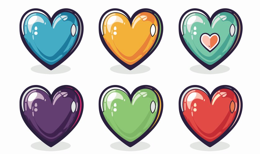 Purple Hearts Vector Images (over 89,000)