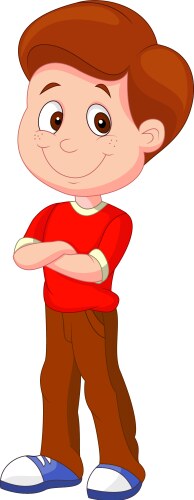 A father standing Royalty Free Vector Image - VectorStock