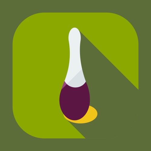 Flat modern design with shadow icons varnish Vector Image