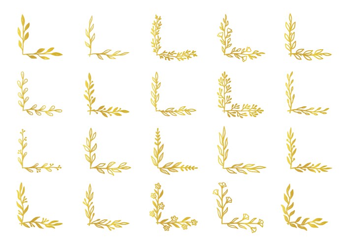 Gold Corner Border Vector Images (over 11,000)