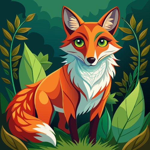 Woodland Fox Clipart Vector Images (over 730)