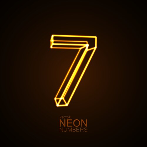 Number 7 Vector Images (over 19,000)