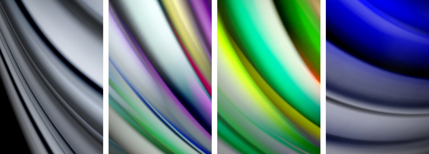 Blurred color line backgrounds Royalty Free Vector Image