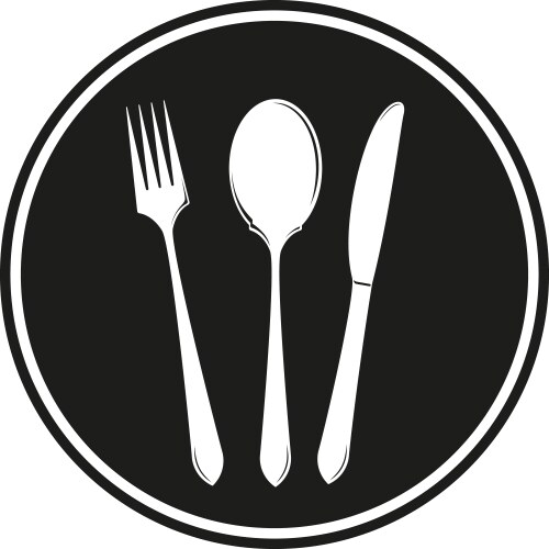 Fork Knife Logo Fork And Knife Logo, Icon Vector Stock Vector | Adobe