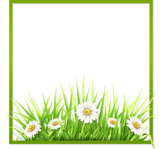 Spring frame Royalty Free Vector Image - VectorStock