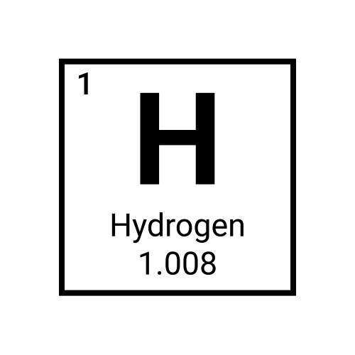 Periodic Table Element Hydrogen Vector Images (over 930)