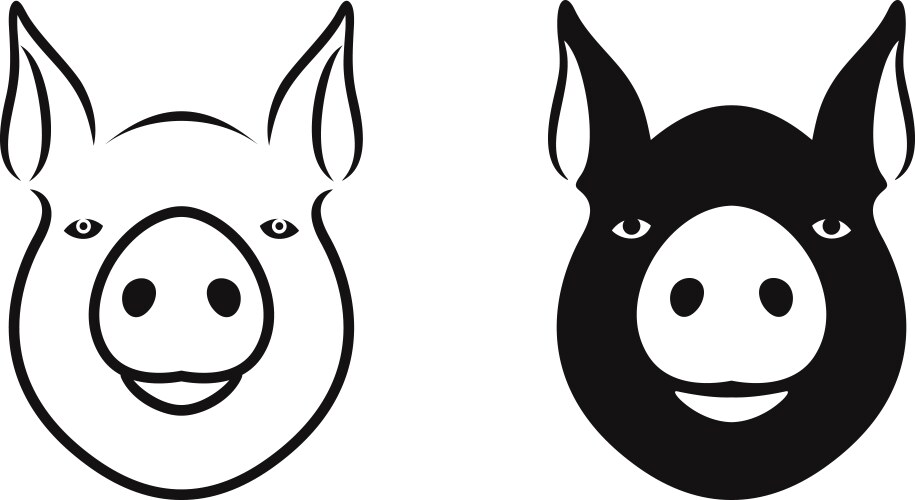 Pig Royalty Free Vector Image - VectorStock