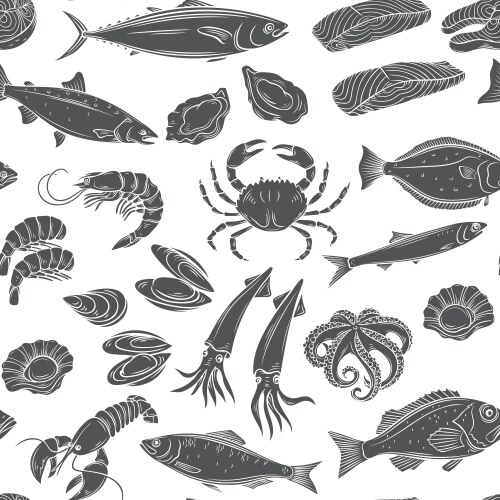 Seafood Wallpaper Vector Images (over 4,600)