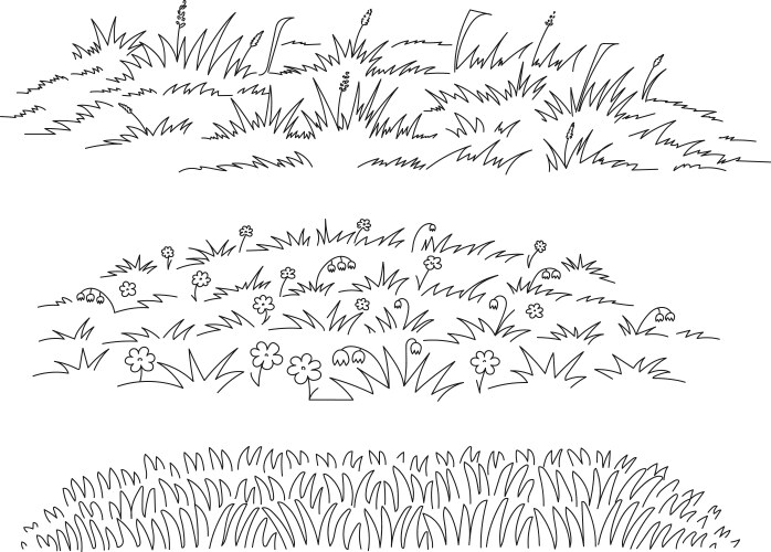 Outline Grass Vector Images (over 40,000)
