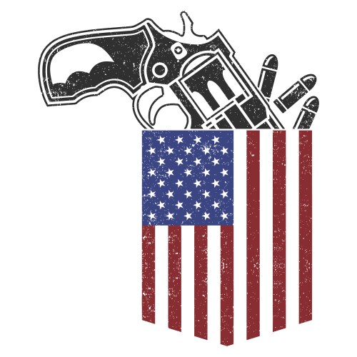 American Flag Gun Vector Images (over 3,000)