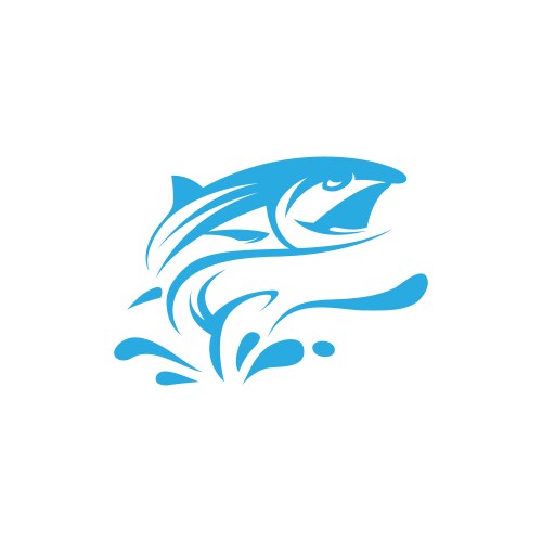 Infinity fish logo Royalty Free Vector Image - VectorStock