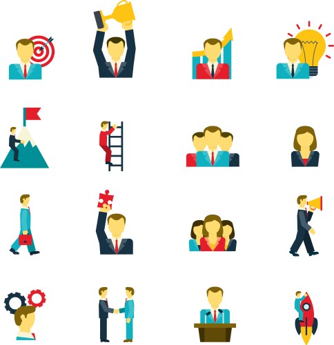 Man daily routine icons Royalty Free Vector Image