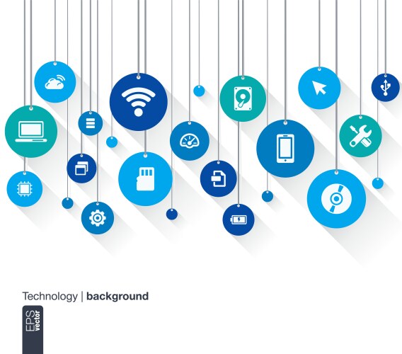 Abstract education background growth tree concept Vector Image