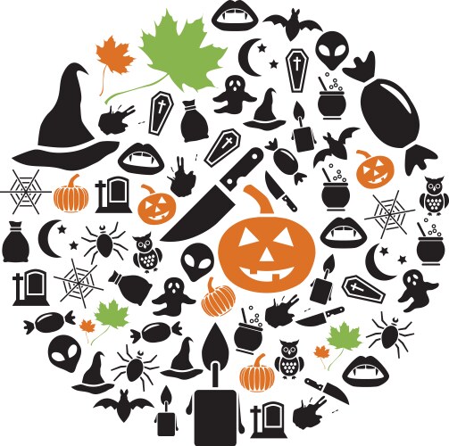 Halloween Witch Circle Vector Images (over 1,900)