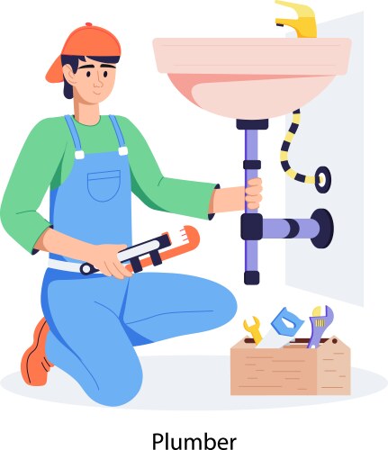 Plumber Royalty Free Vector Image - VectorStock
