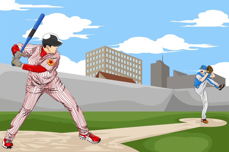 Baseball Players Vector Images (over 25,000)