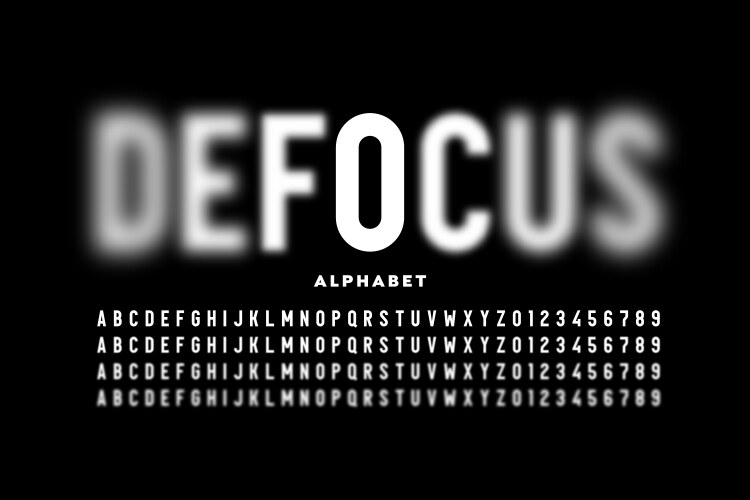 Blur Alphabet Vector Images (over 1,000)