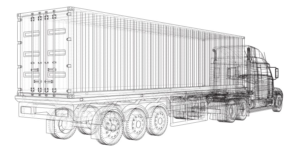 Tractor Trailer Top View Vector Images (over 170)