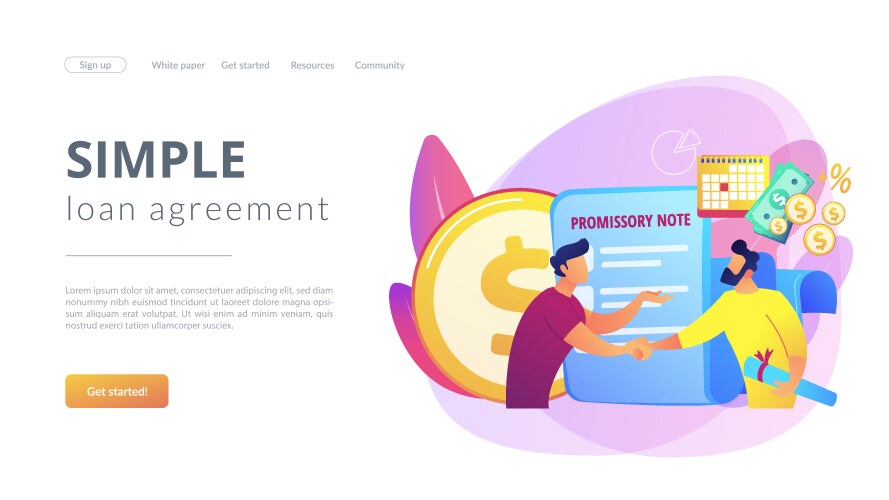 Promissory Notes Vector Images (96)