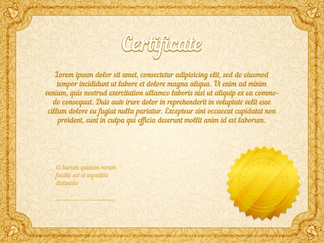 Certificate Frame Vector Images (over 100,000)