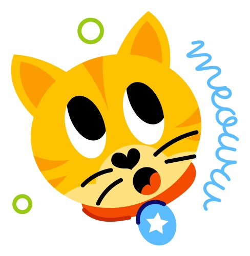 Cat reading Royalty Free Vector Image - VectorStock