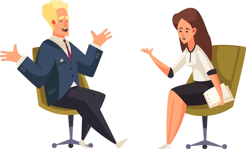 Interview Cartoon Vector Images (over 13,000)