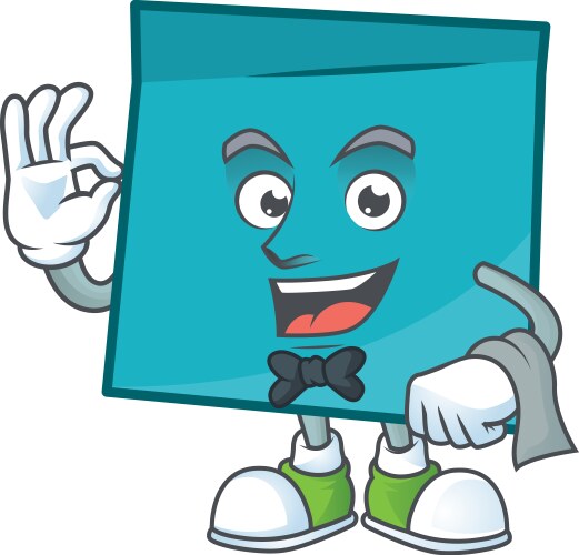Cartoon Waiter Notepad Vector Images (21)