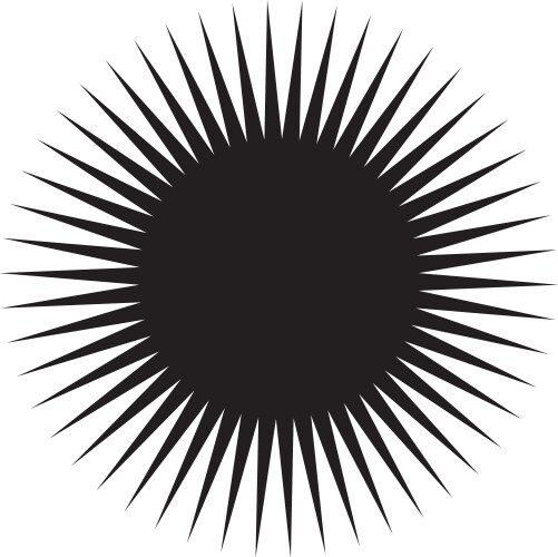 54 point star icon Royalty Free Vector Image - VectorStock