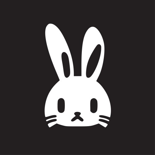 Cute Bunny Outline Face Vector Images (over 900)