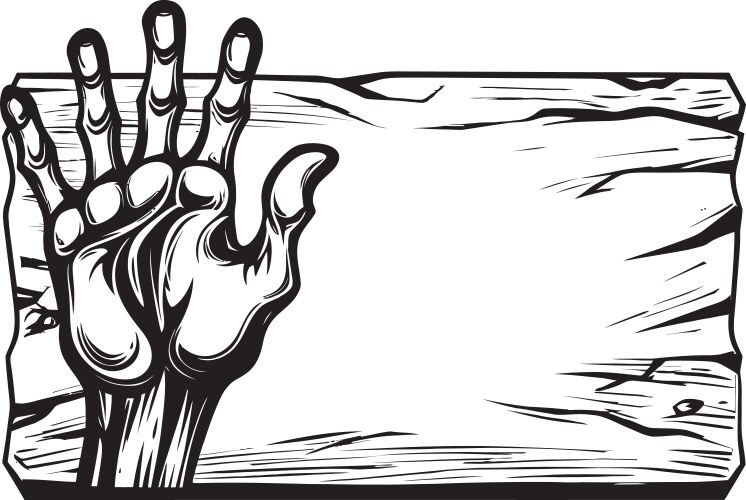 Cursed communicator emblematic logo with grasping Vector Image