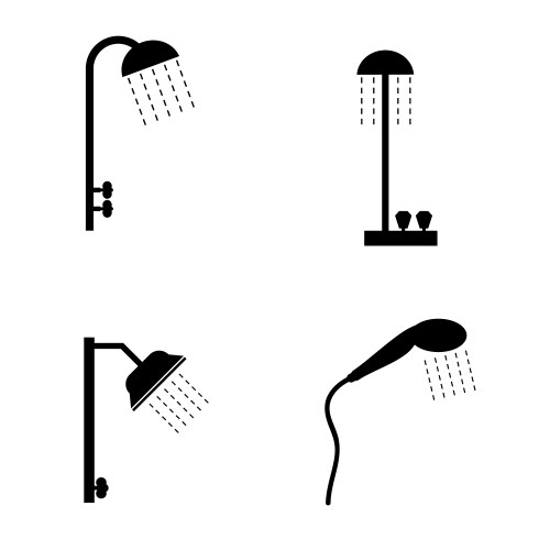 Shower cabin douche Vector Images & Graphics for Commercial Use ...