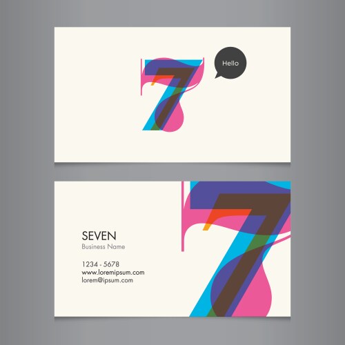 Number 7 Vector Images (over 20,000)