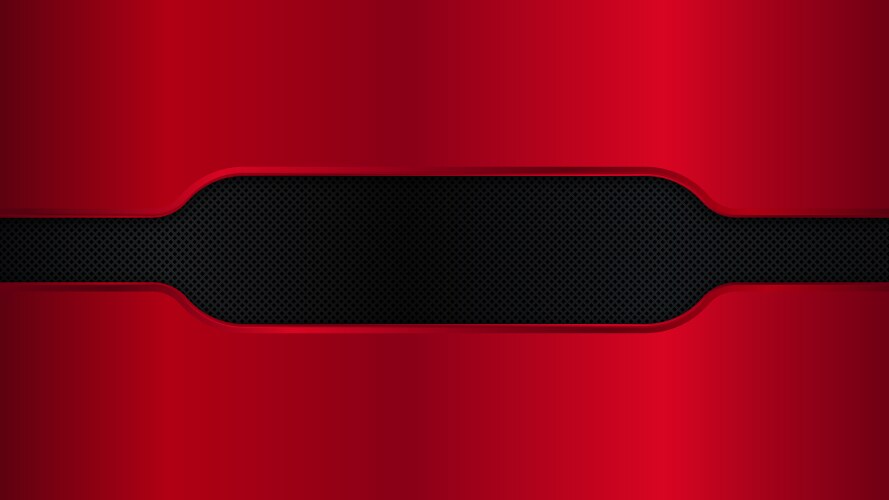 Black and red metallic background Royalty Free Vector Image