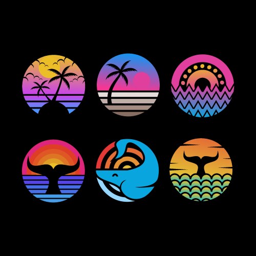 Sunset Circle Vector Images (over 25,000)