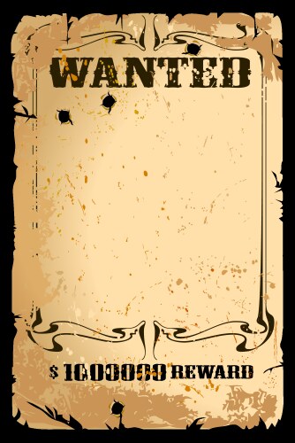 Western Wanted Backgrounds Poster Cowboy Wanted Reward Dead Or Alive