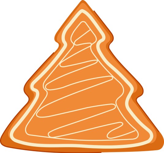 Traditional gingerbread cartoon Royalty Free Vector Image