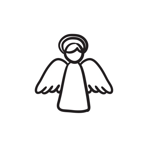 Angel Sketch Vector Images (over 8,100)