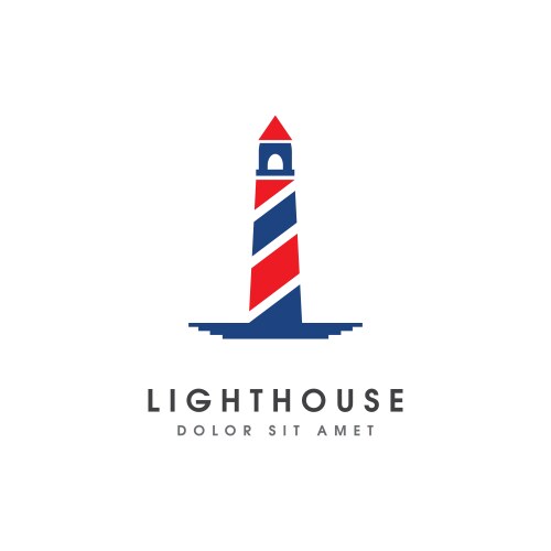 Tangram house aircraft candle lighthouse Vector Image