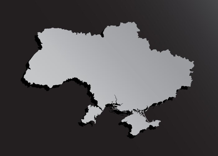 Map poland silver material europe country Vector Image