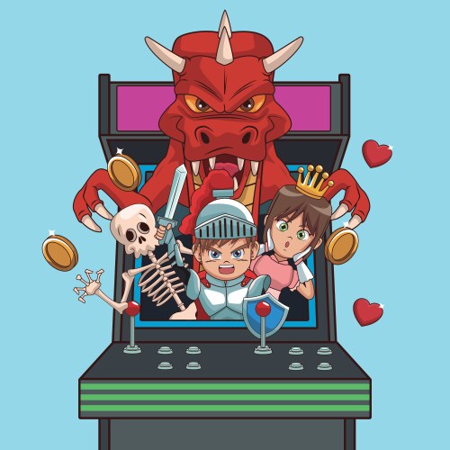 Arcade Characters Vector Images (over 5,100)