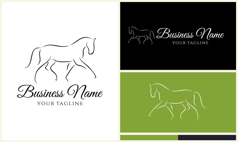 Horse Outline Logo Vector Images (over 14,000)