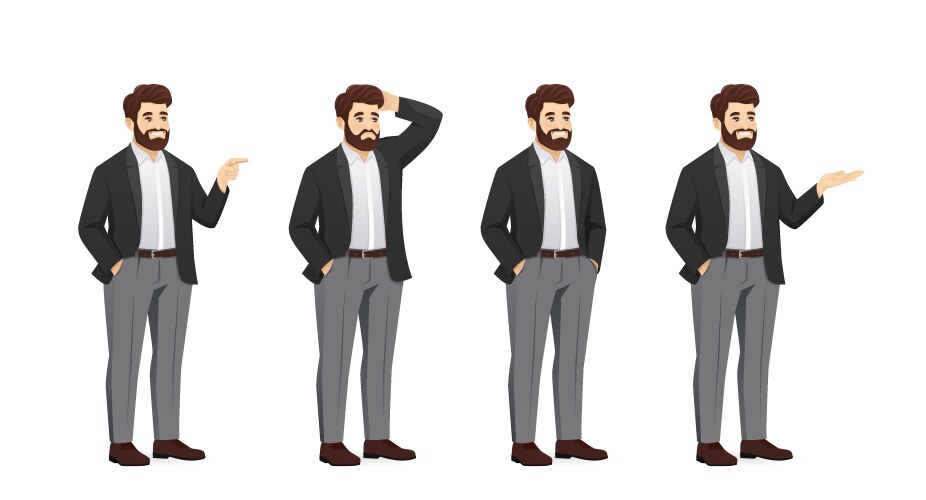 Man Side Pose Vector Images (over 3,100)