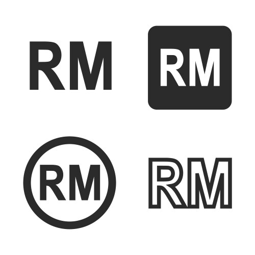 World currencies icons symbol set Royalty Free Vector Image