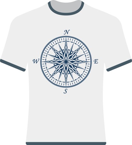 Wind rose - nautical compass Royalty Free Vector Image