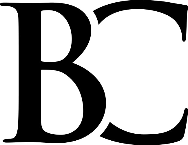 Bc logo Vector Images & Graphics for Commercial Use | VectorStock