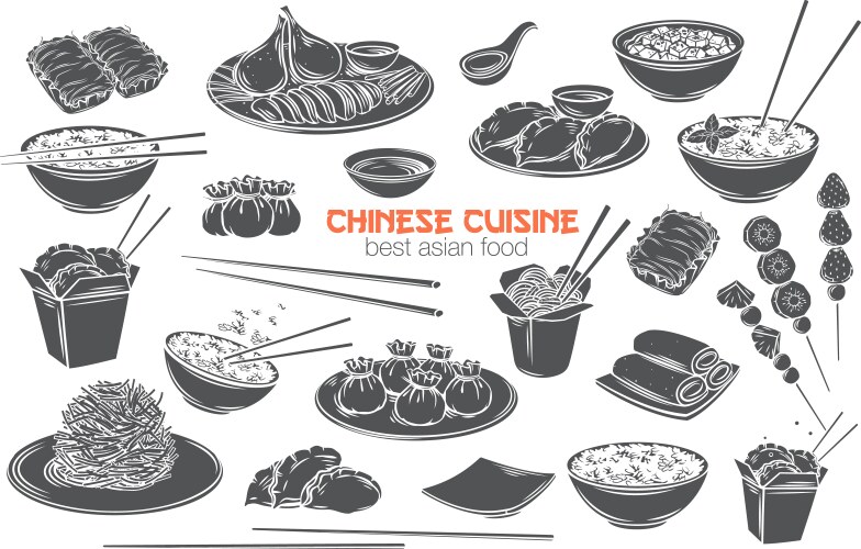 Chinese Cuisine Vector Images (over 36,000)